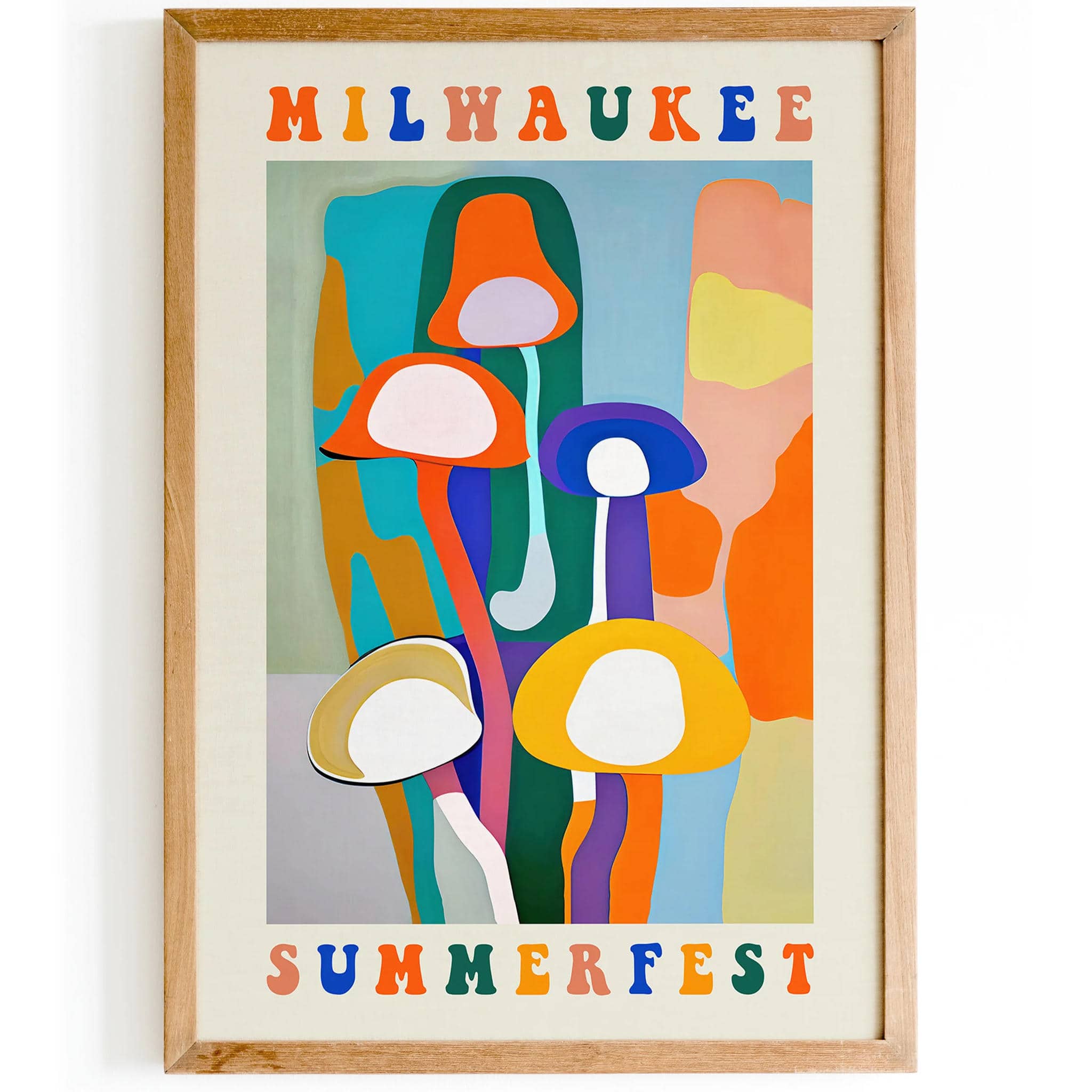 Milwaukee Summerfest Colorful Poster – HypeSheriff