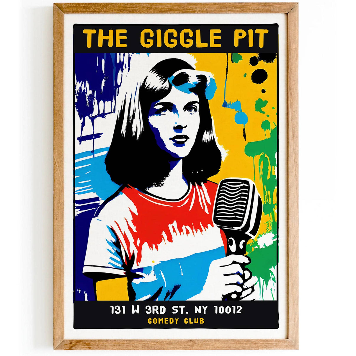 The Giggle Pit - NYC Comedy Club Poster – HypeSheriff