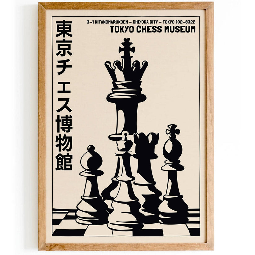 Vintage Japanese Chess Poster Print – HypeSheriff