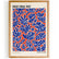 Great Coral Reef Retro Blue Poster – HypeSheriff
