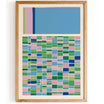 Mid Century Modern Blue Abstract Poster – HypeSheriff