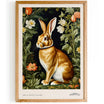 Cute Rabbit William Morris Poster – HypeSheriff
