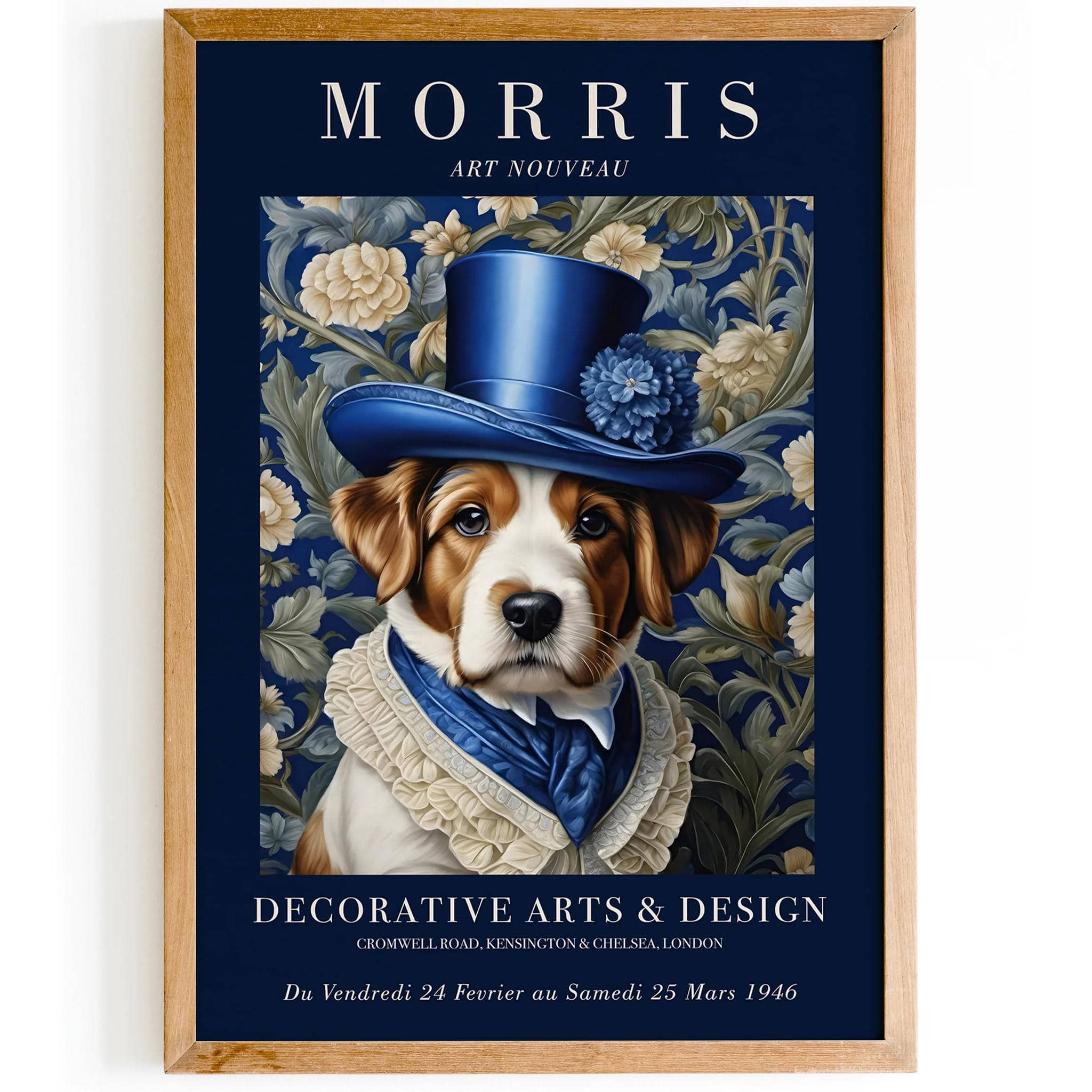 Puppy Dog W. Morris Victorian Poster – HypeSheriff