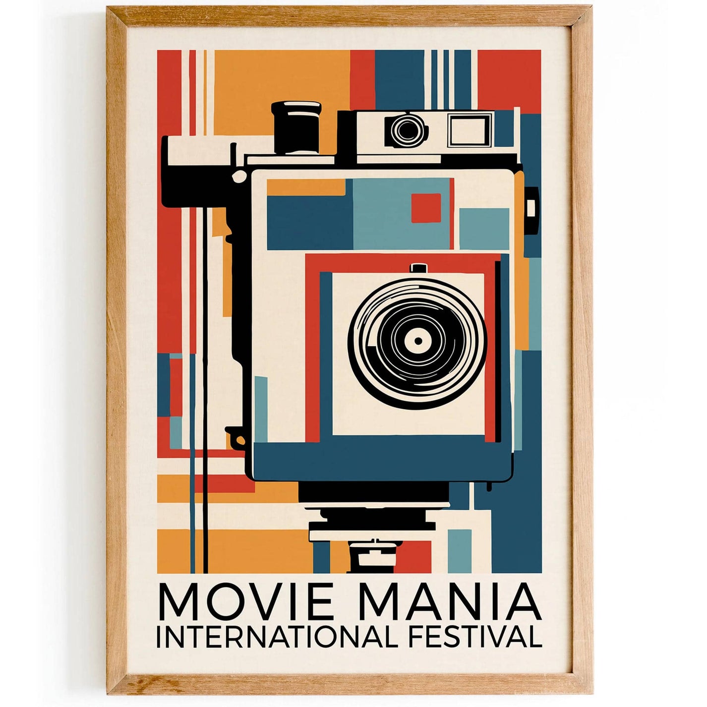 Movie Mania Cinema Fans Art Print – HypeSheriff