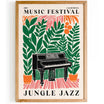 Jungle Jazz Music Art Print - Colorful Poster – HypeSheriff