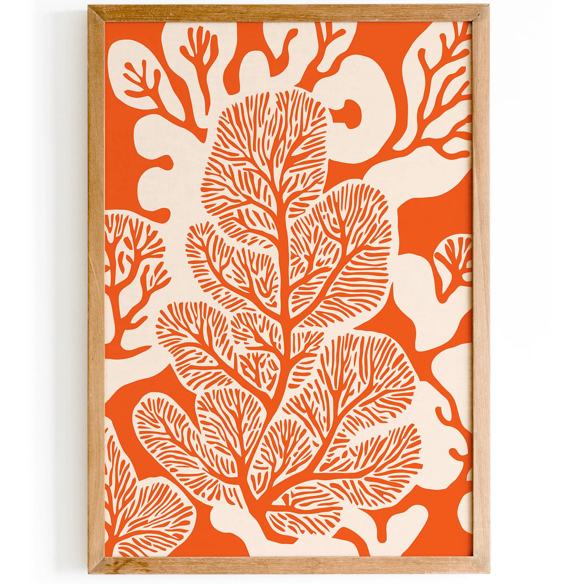Orange Coral Reefs Wall Art – HypeSheriff