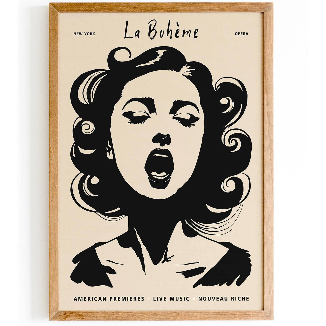 La Bohème Puccini Opera NYC Art Print – HypeSheriff