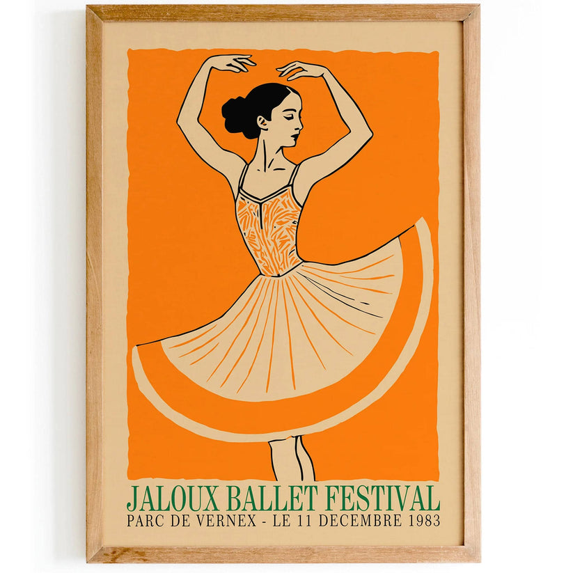 Jaloux 1983 French Ballerina Poster – HypeSheriff