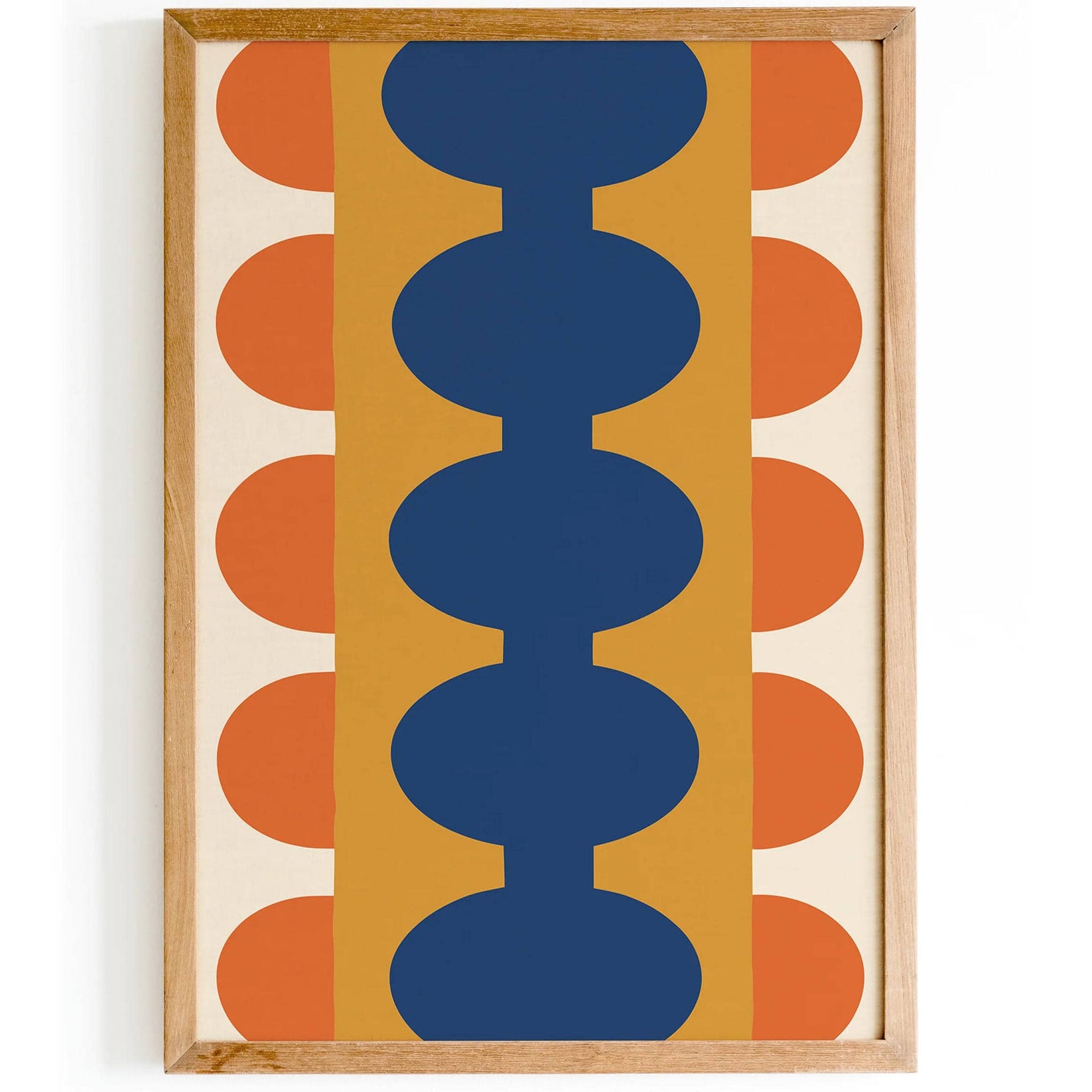 Retro Bold Abstract Shapes Poster – HypeSheriff