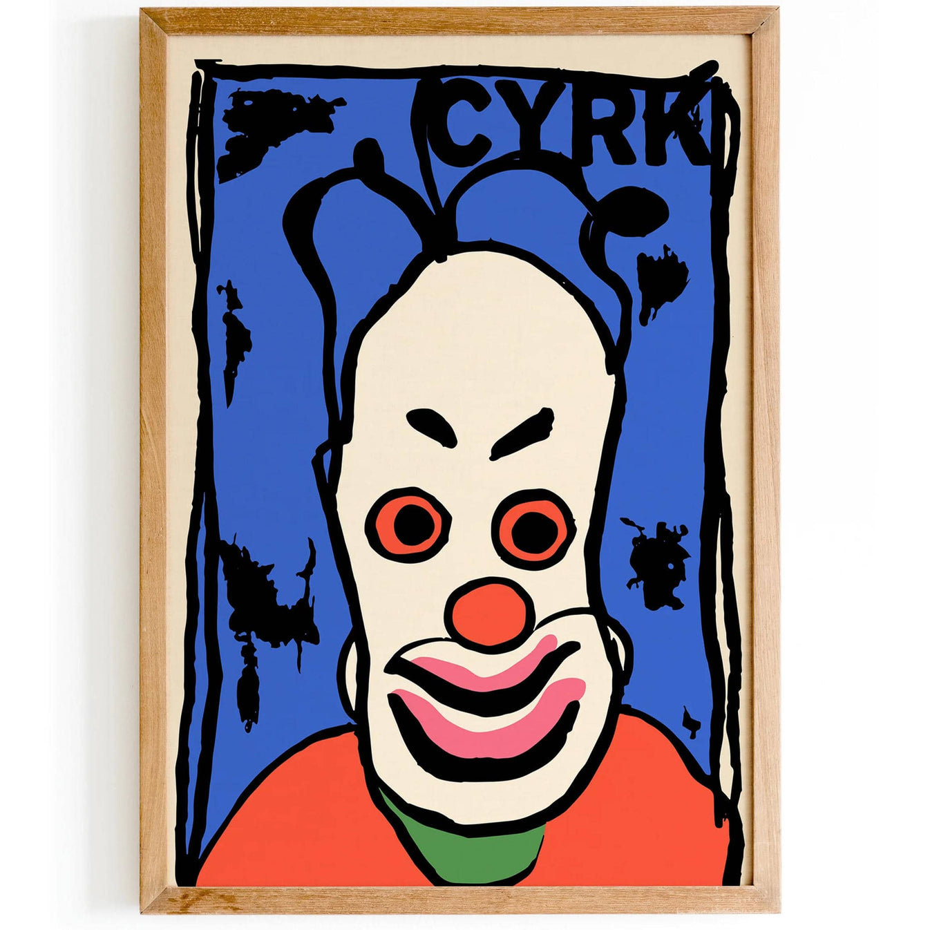 Vintage Polish Circus Clown Poster – HypeSheriff