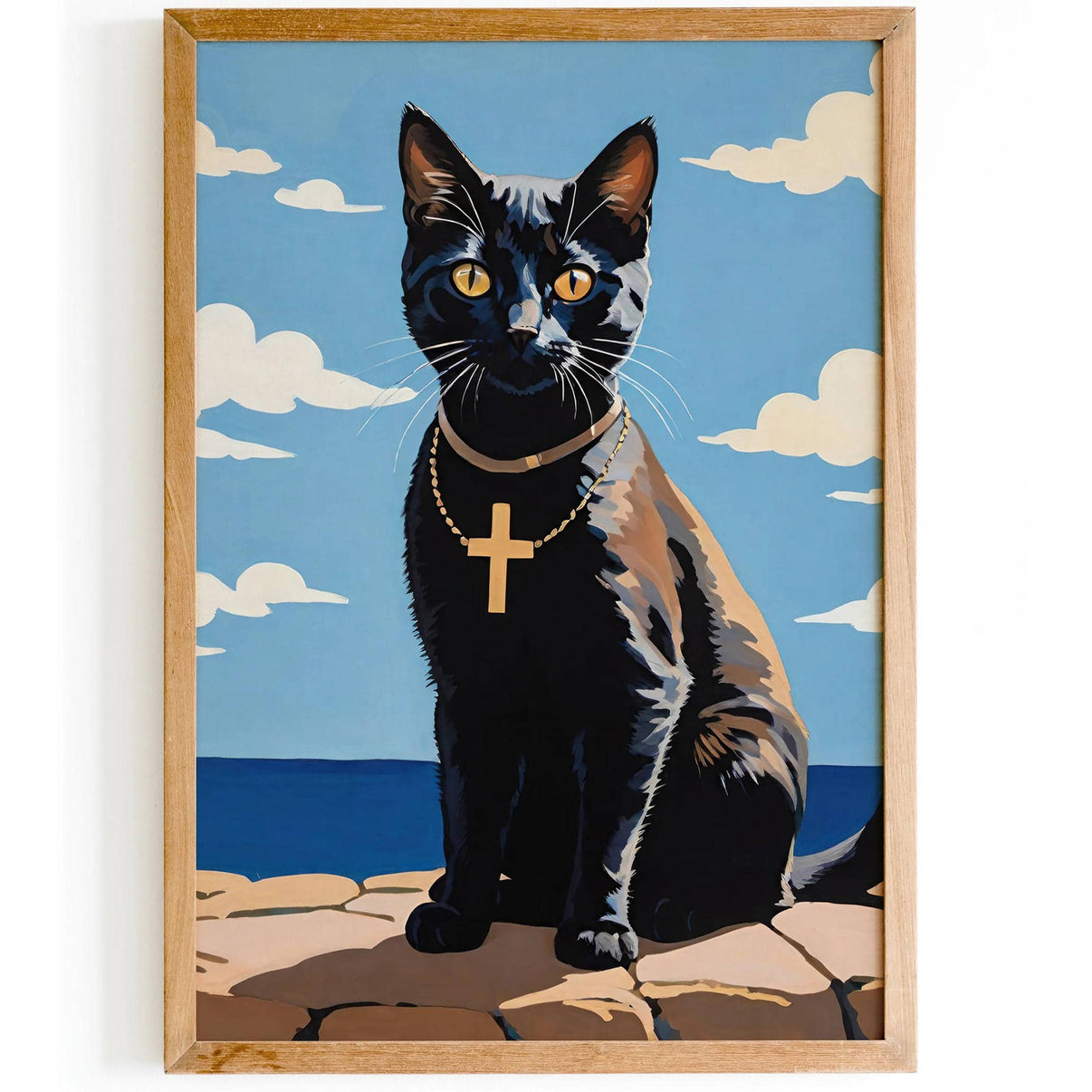 Father Purr - Funny Cat Priest Poster – HypeSheriff