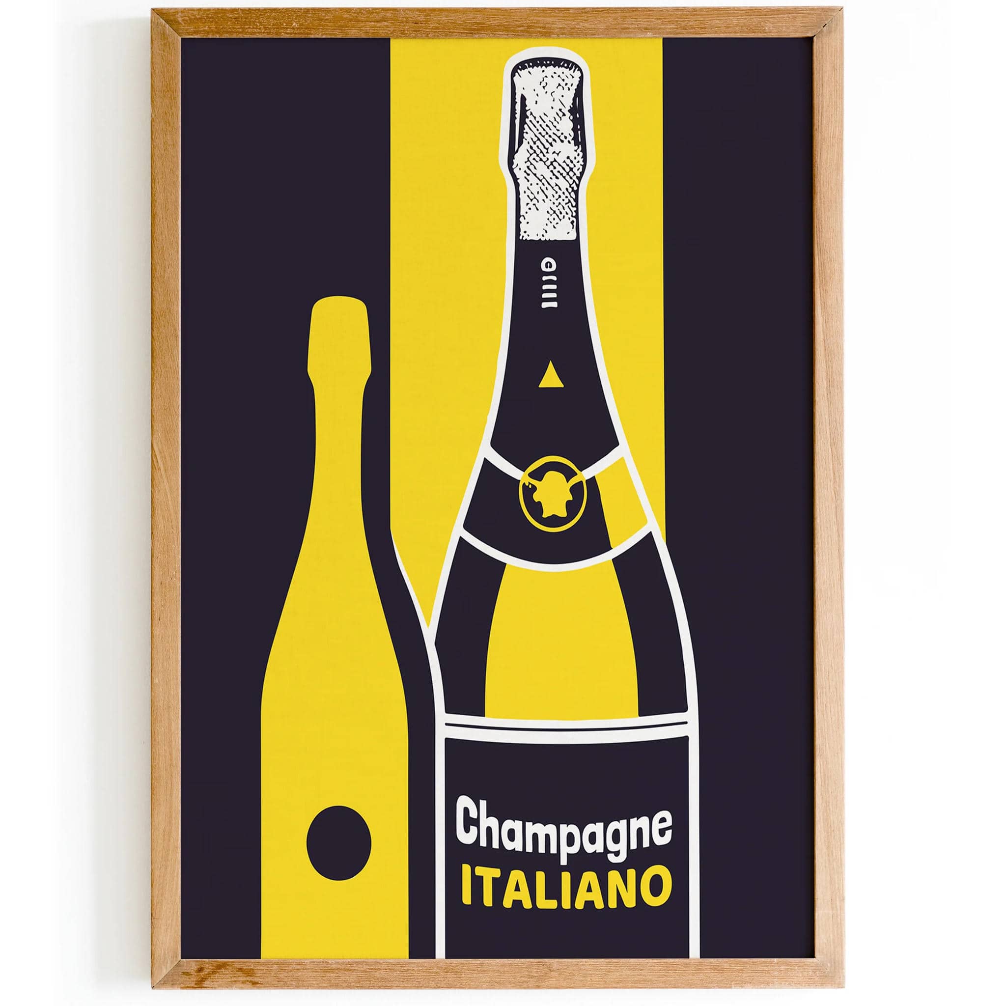 Italian Champagne Retro Poster – HypeSheriff
