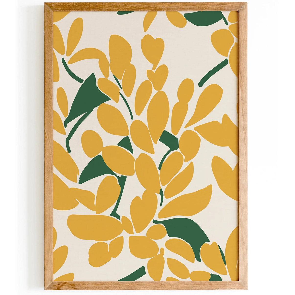 Spring Yellow Floral Art Print – HypeSheriff