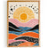 Mid Century Modern Sunset Poster – HypeSheriff