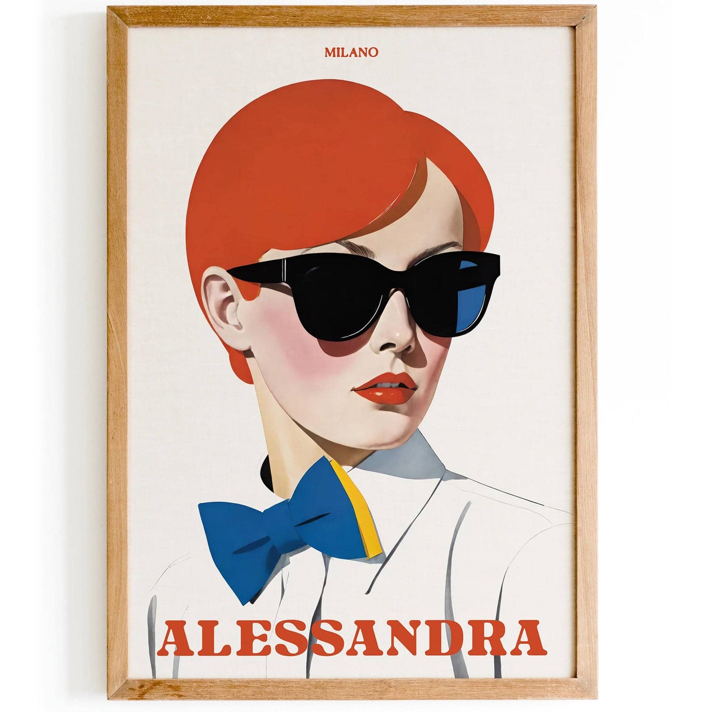 Alessandra - Italian Fashion Poster – HypeSheriff