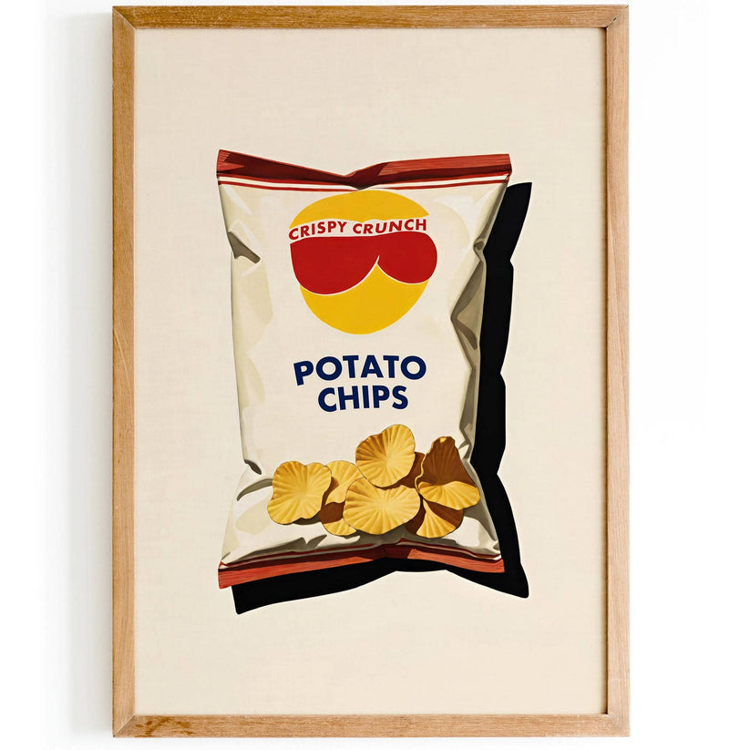 Retro Potato Chips Pop-Art Poster – HypeSheriff