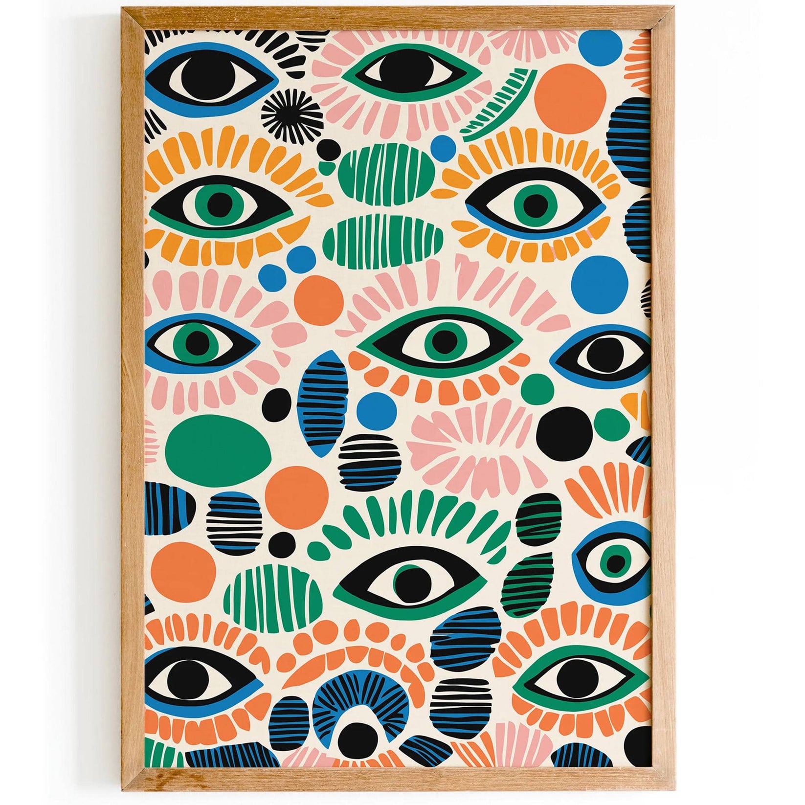 Colorful Eyes Art Print Pop Art Style – HypeSheriff