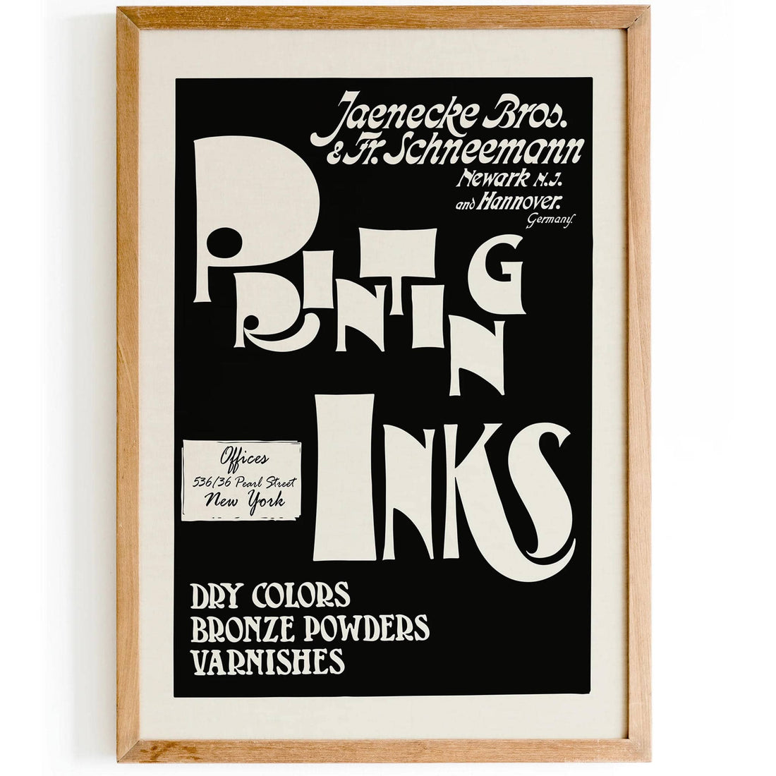 Printing Inks Vintage Advertising Poster – HypeSheriff