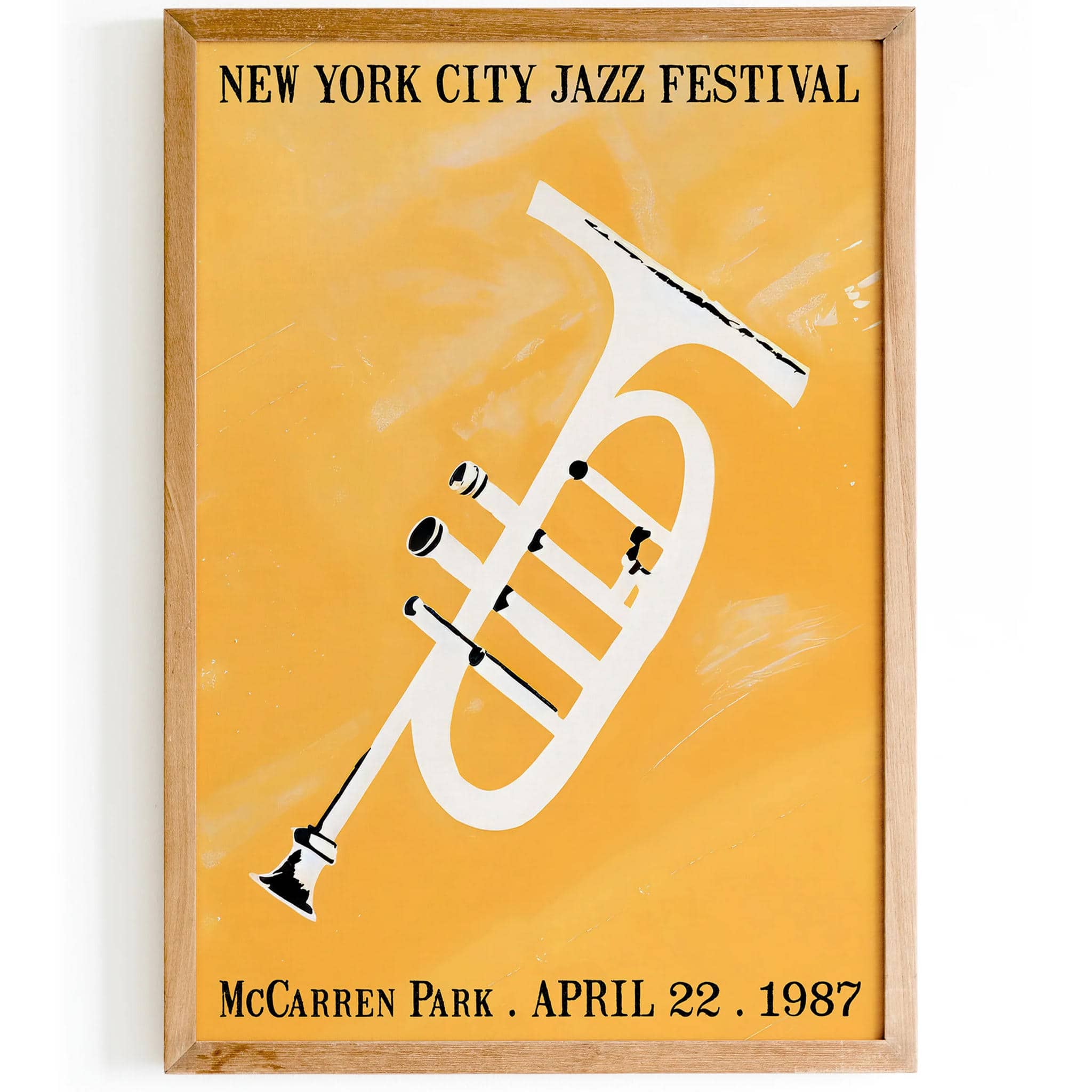 NYC 1987 Jazz Festival - Yellow Poster – HypeSheriff