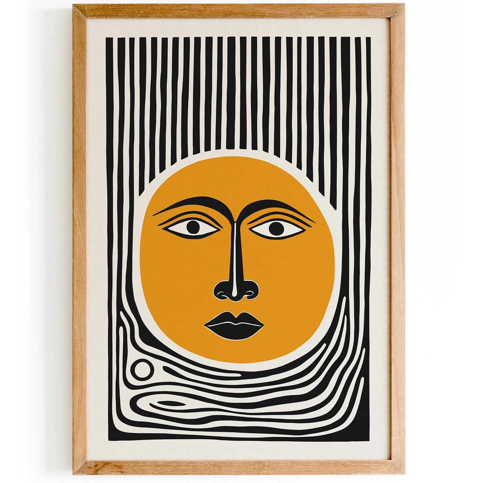 Abstract Sunny Face Poster – HypeSheriff