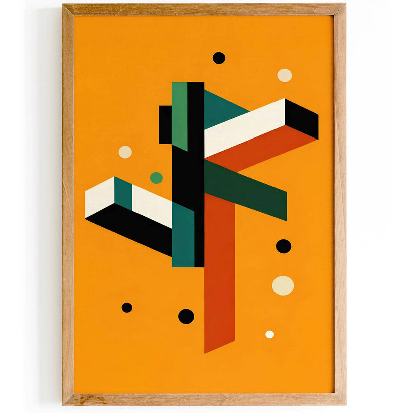 Modern Geometric Abstract Art Print – HypeSheriff