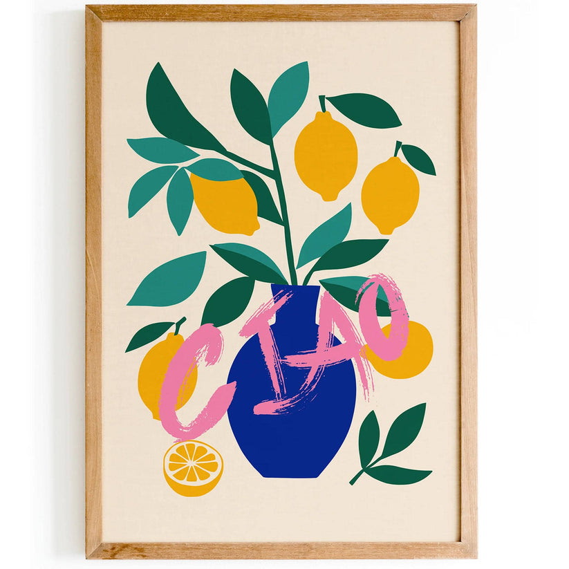 Ciao Trendy Kitchen Art Print 2025 – HypeSheriff