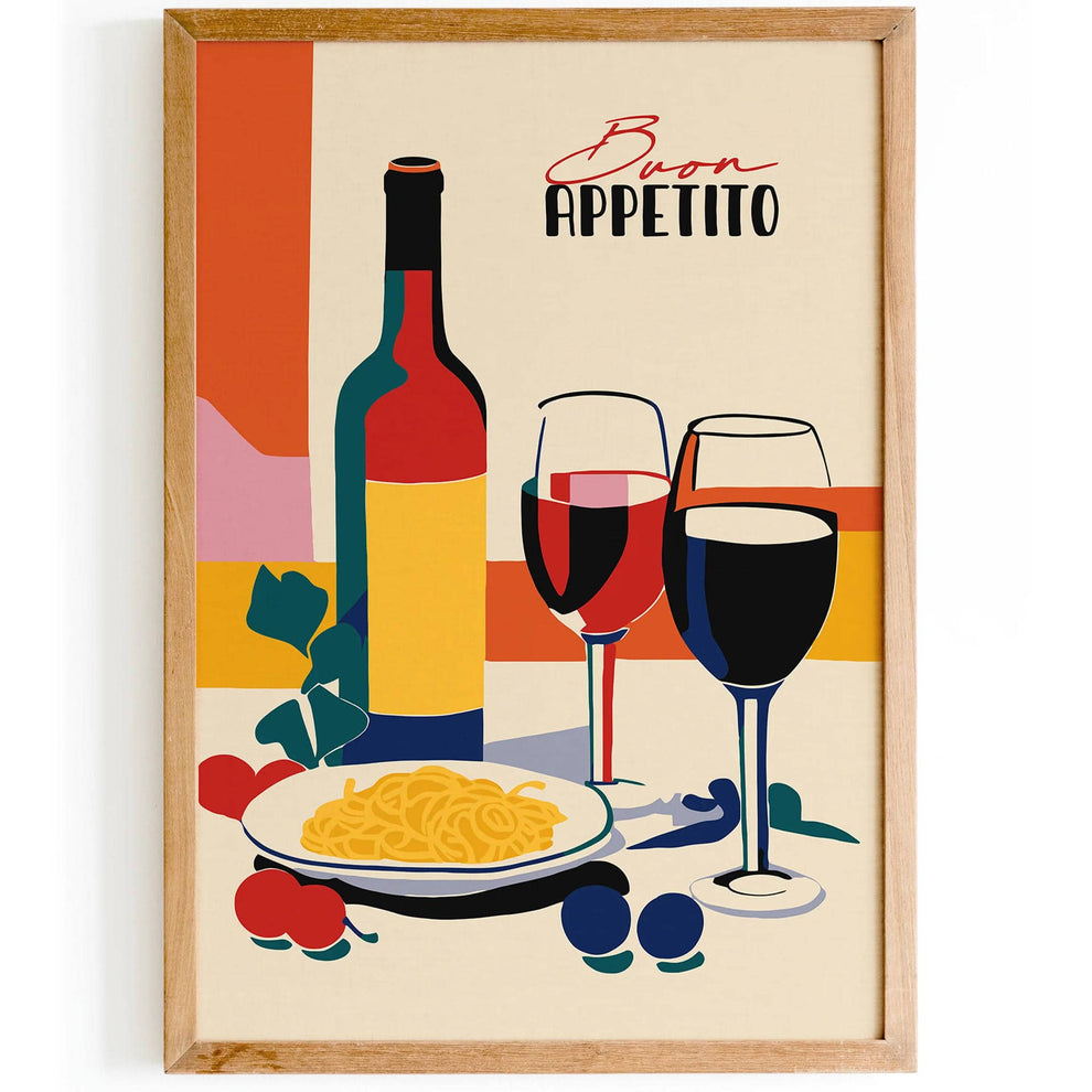 Buon Appetito, Italian Kitchen Art Print – HypeSheriff