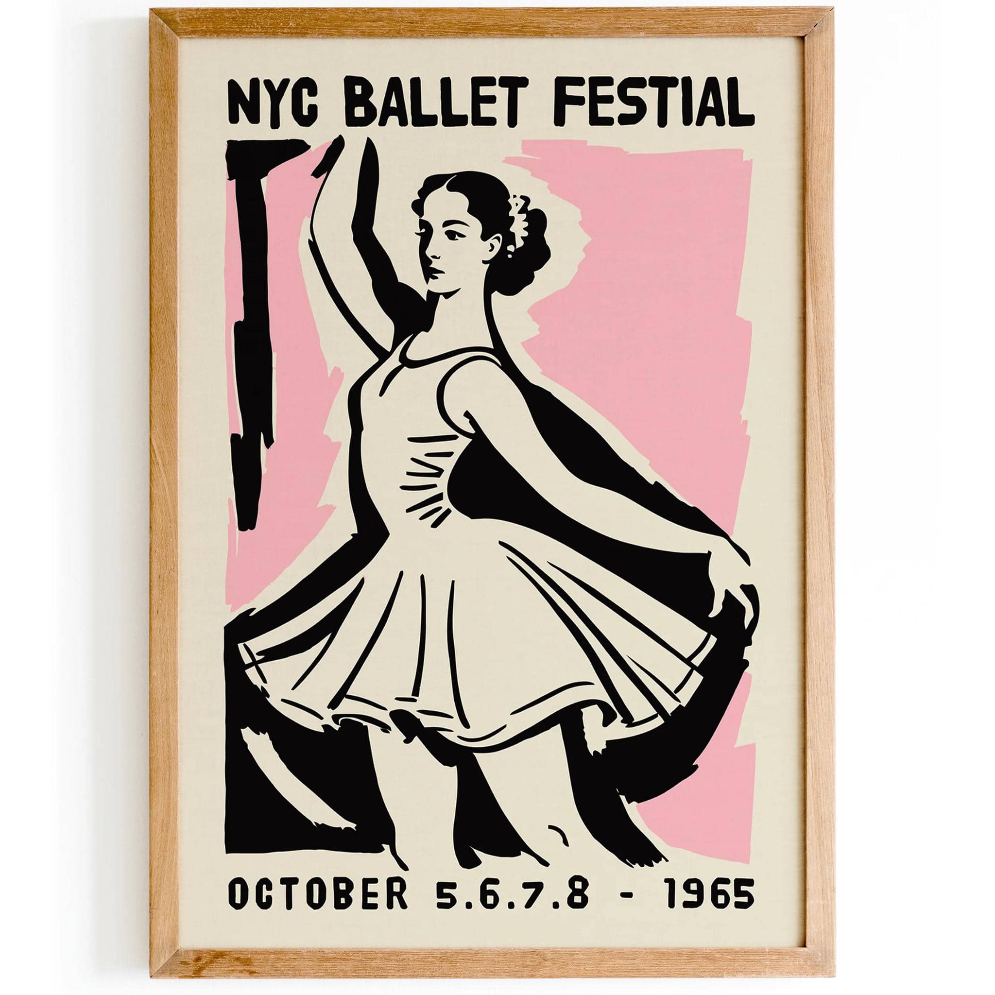 NYC Ballet Festival 1965 Vintage Poster – HypeSheriff