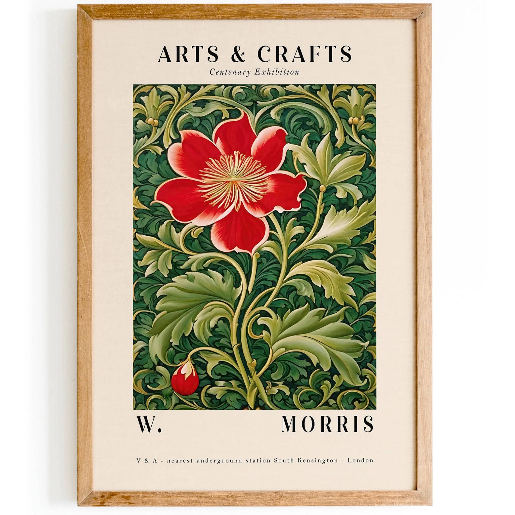 William Morris Centenary Exhibition Poster – HypeSheriff