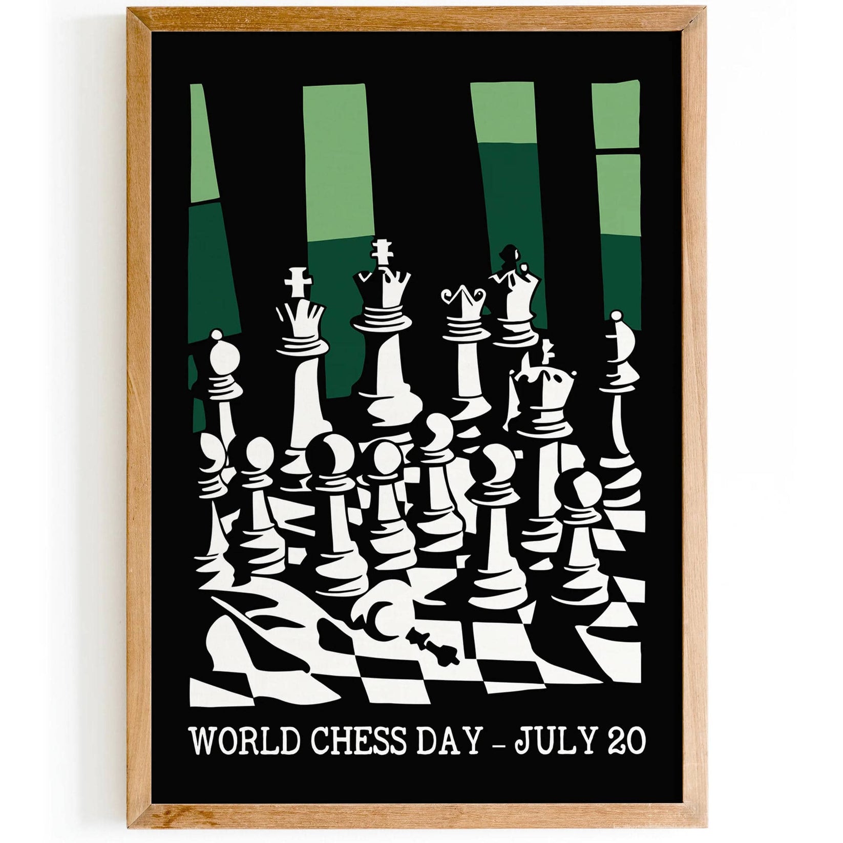 World Chess Day Retro Poster – HypeSheriff