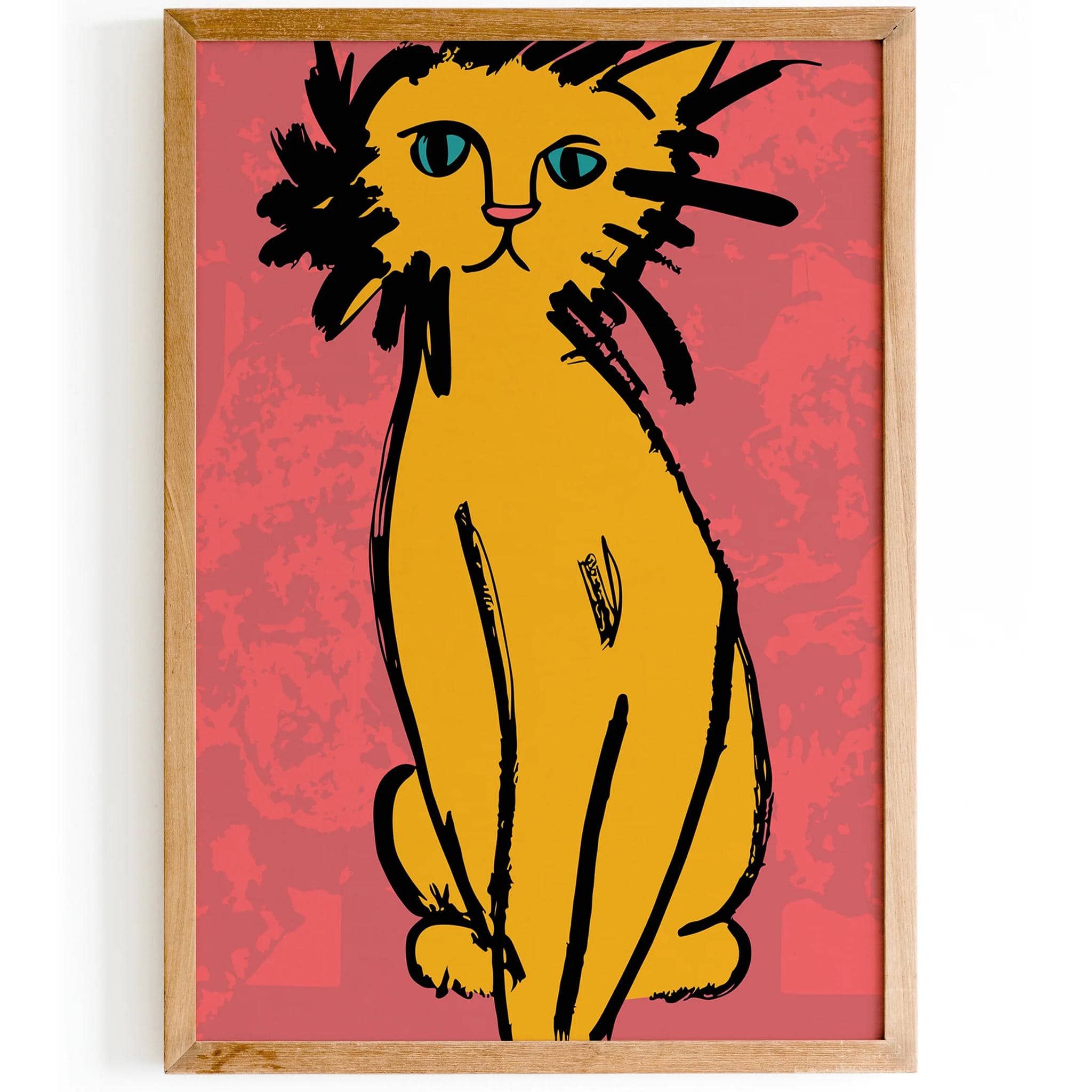 Quirky Cat 80s Poster – HypeSheriff