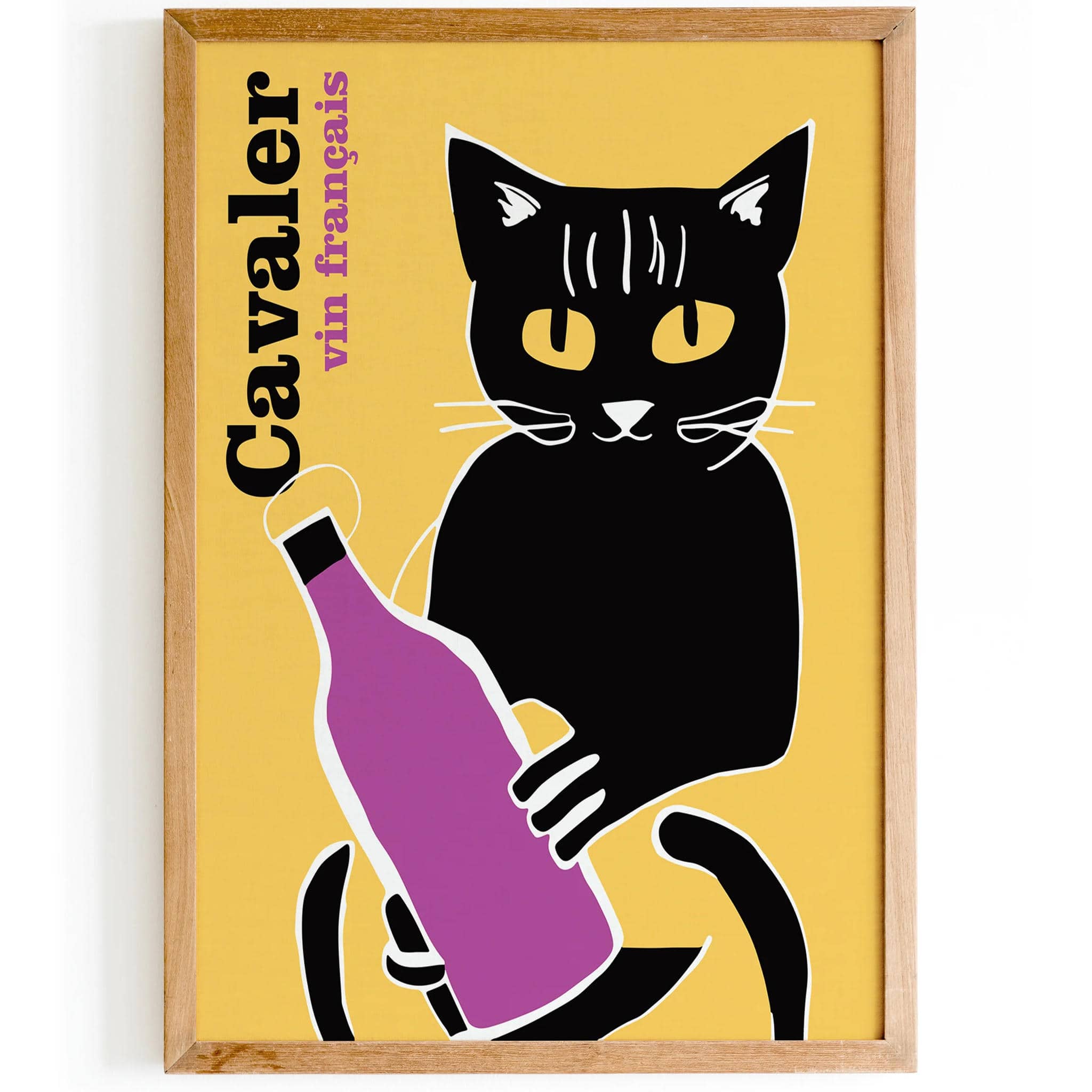 Cavaler French Wine Retro Poster – HypeSheriff