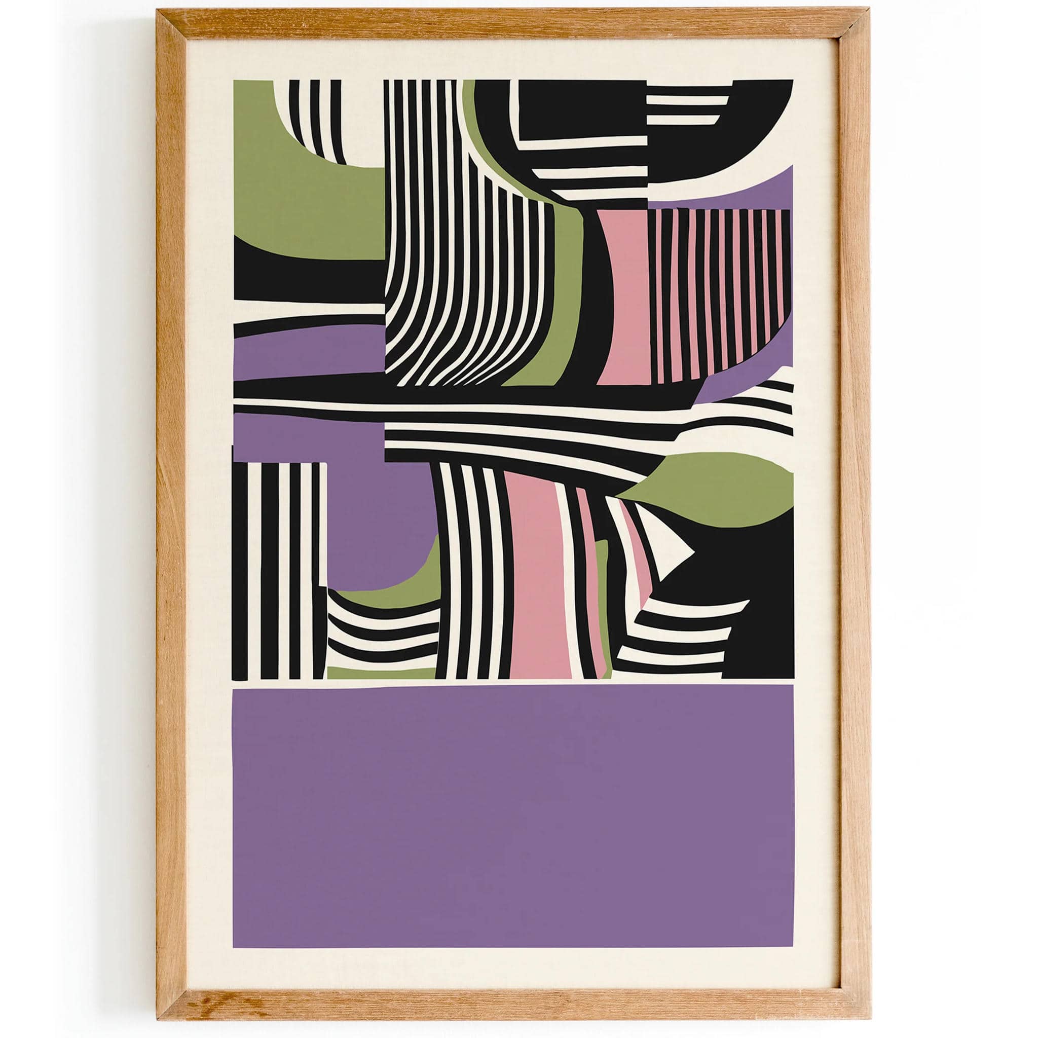 Modern Purple Abstract Design Print – HypeSheriff