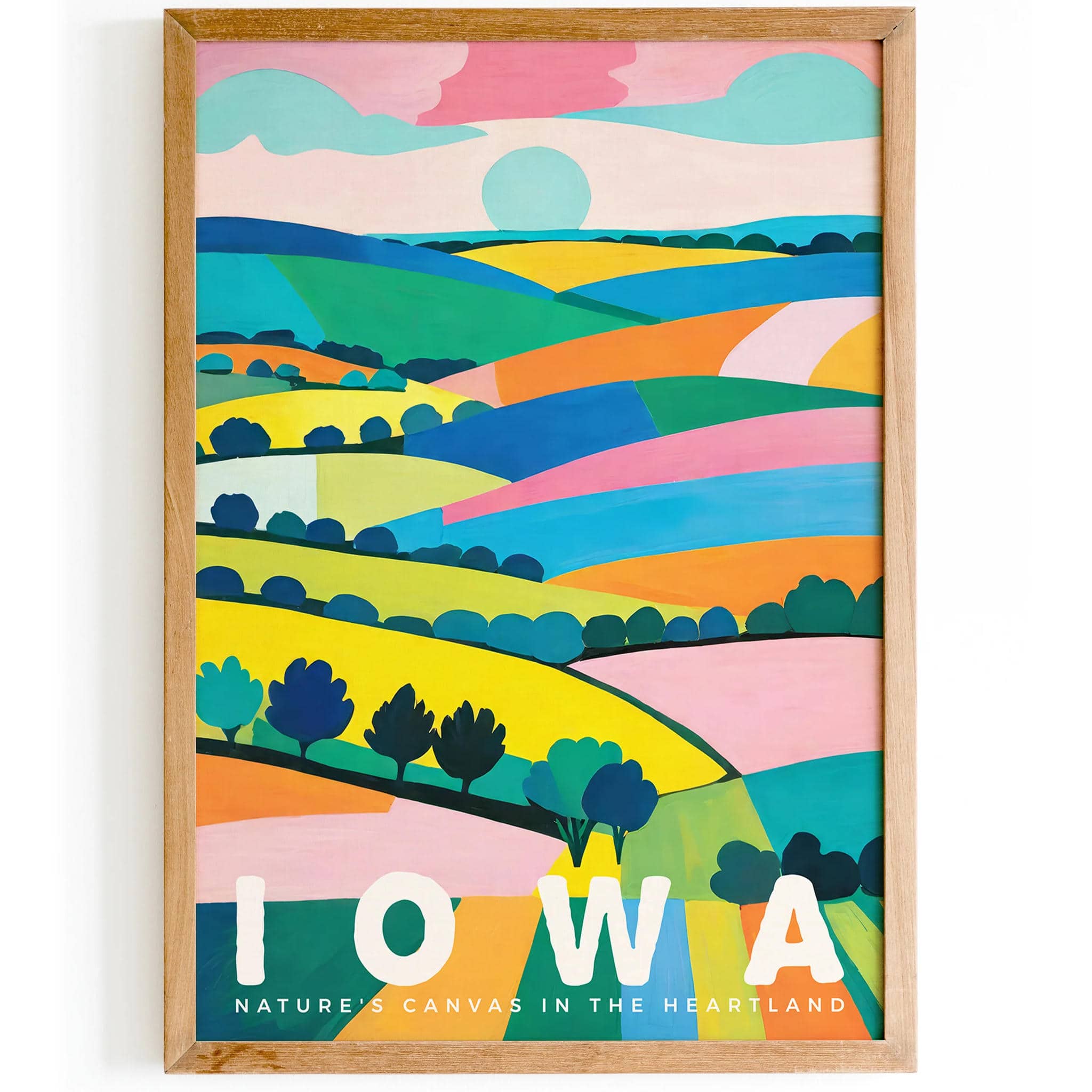 Iowa Travel Art Print - Scenic Poster – HypeSheriff
