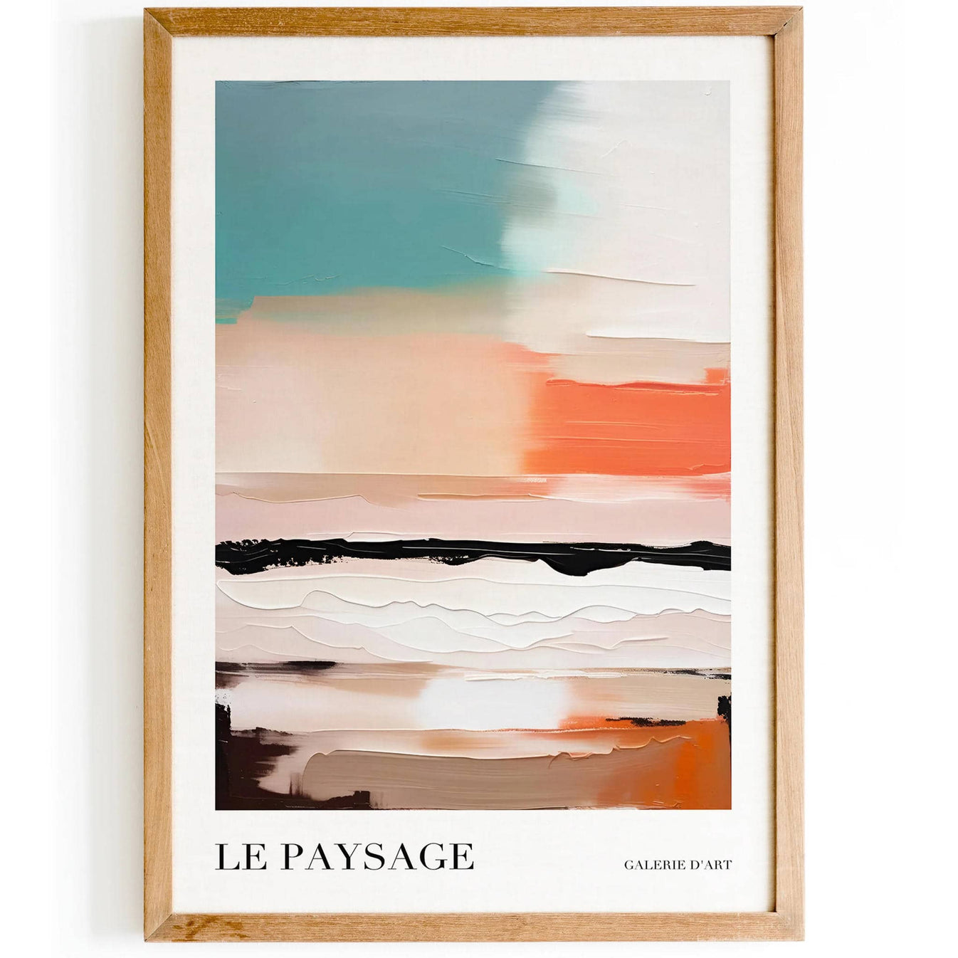 French Le Paysage Abstract Poster – HypeSheriff
