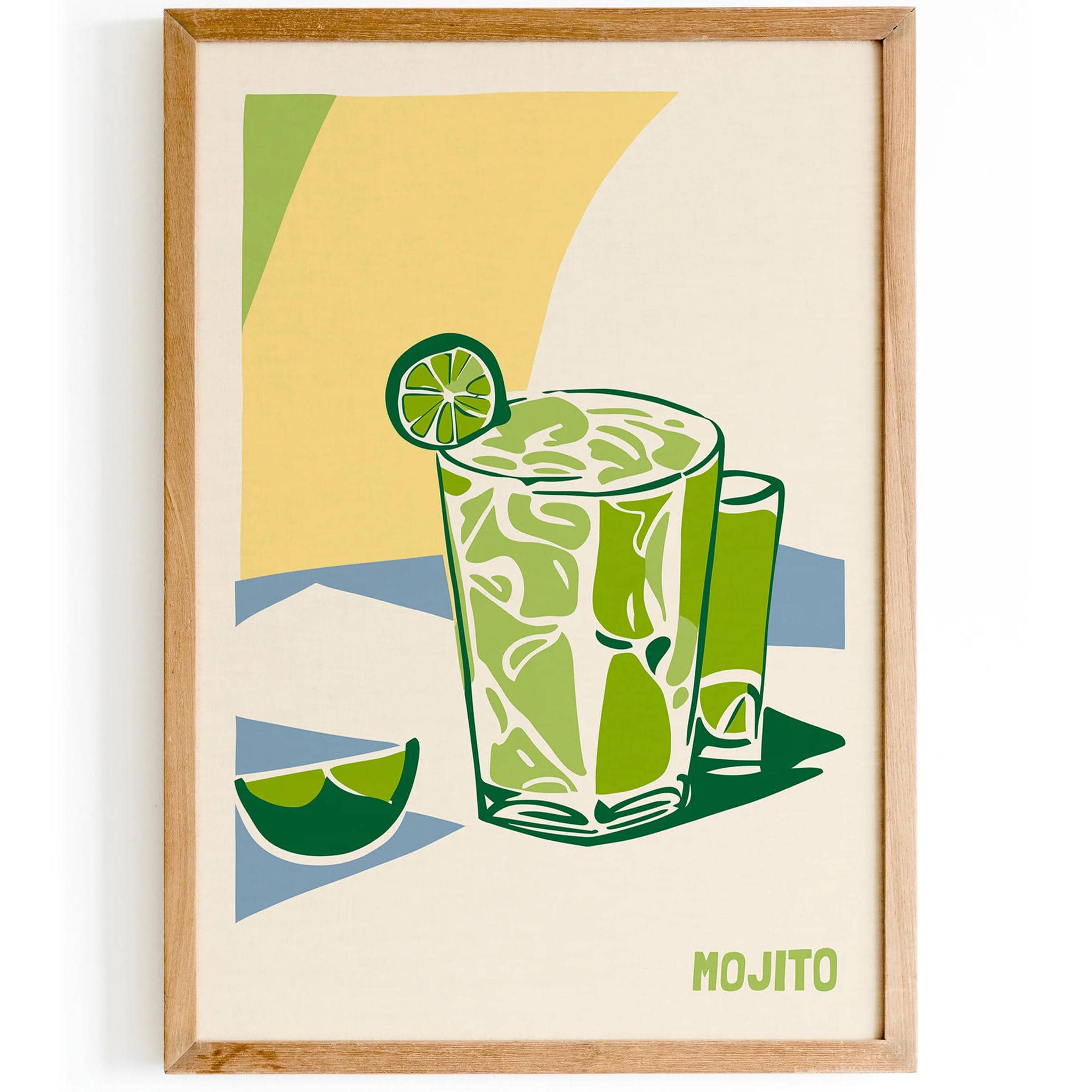 Mojito Punch Cocktail Retro Poster – HypeSheriff