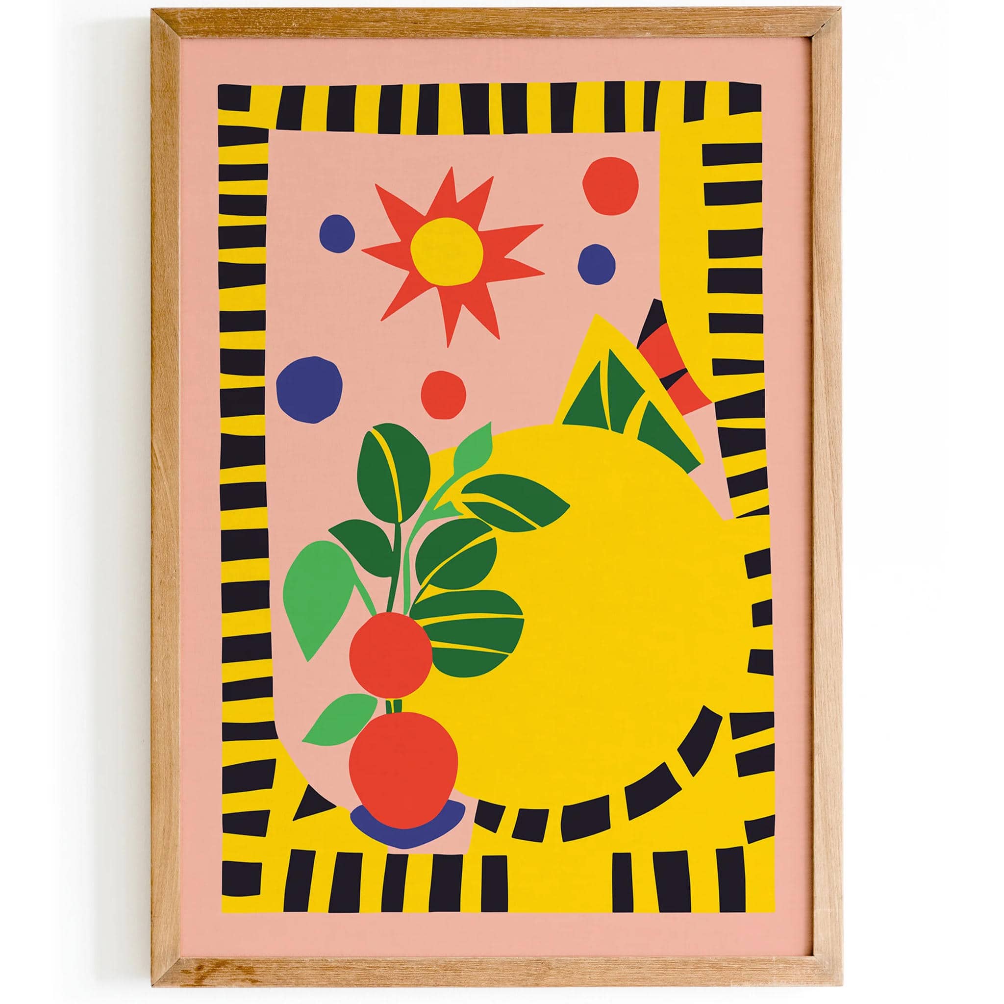 Still Life Paper Collage Wall Art Print – HypeSheriff