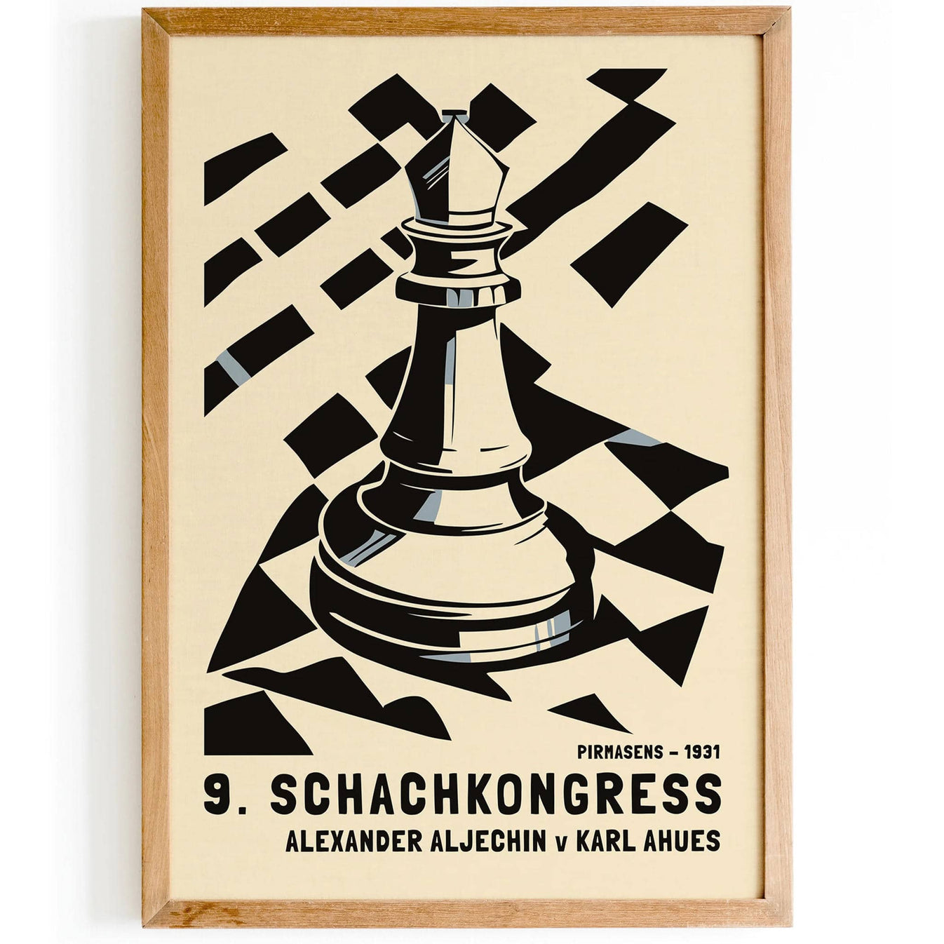 Vintage 1931 Chess Poster – HypeSheriff