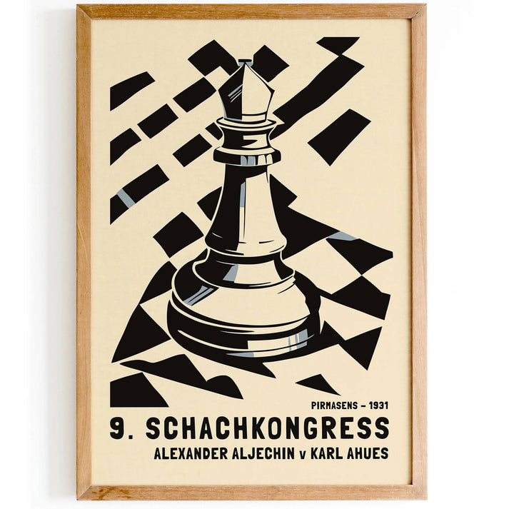 Vintage 1931 Chess Poster – HypeSheriff