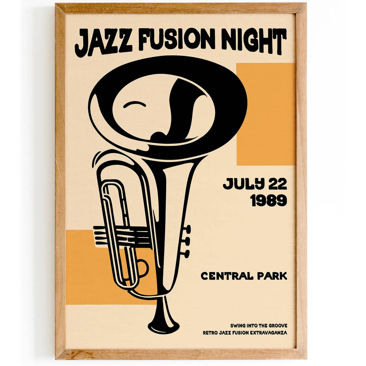 Jazz Fusion Night - NYC Music Festival Wall Art Poster – HypeSheriff