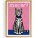 Cute Zebra Cat Meow Poster – HypeSheriff