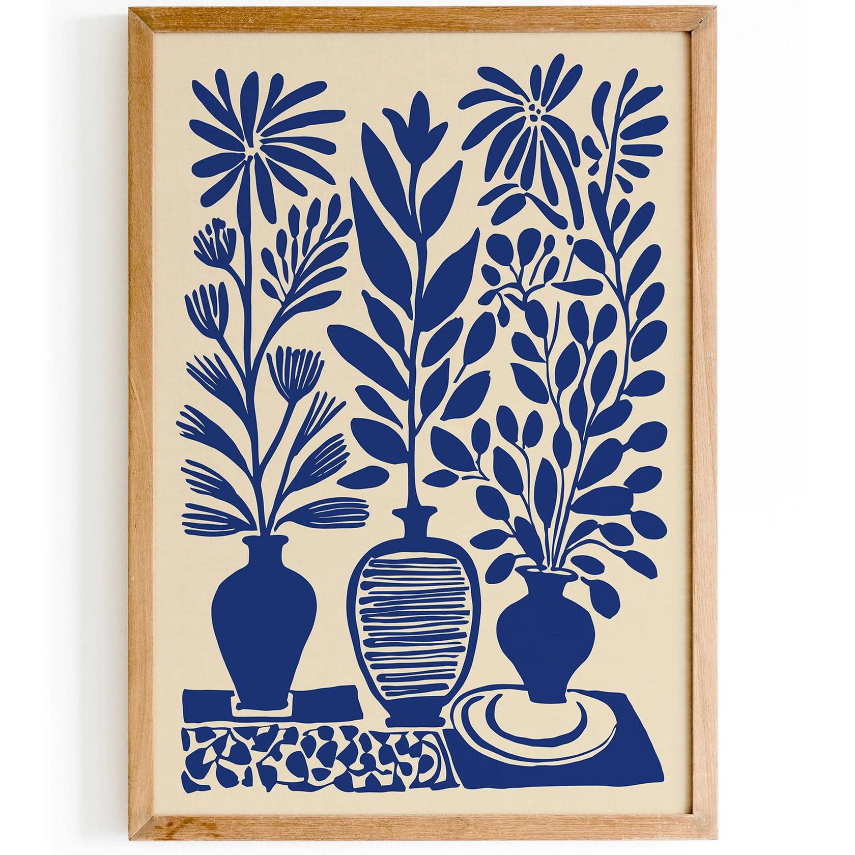 Retro Blue Cut Outs Floral Print 2025 – HypeSheriff