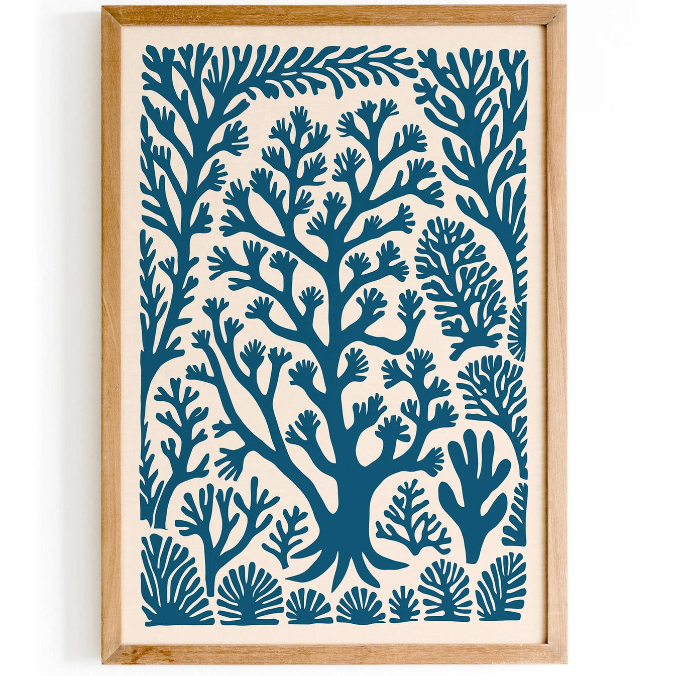Retro Coral Reef Kitchen Wall Art – HypeSheriff