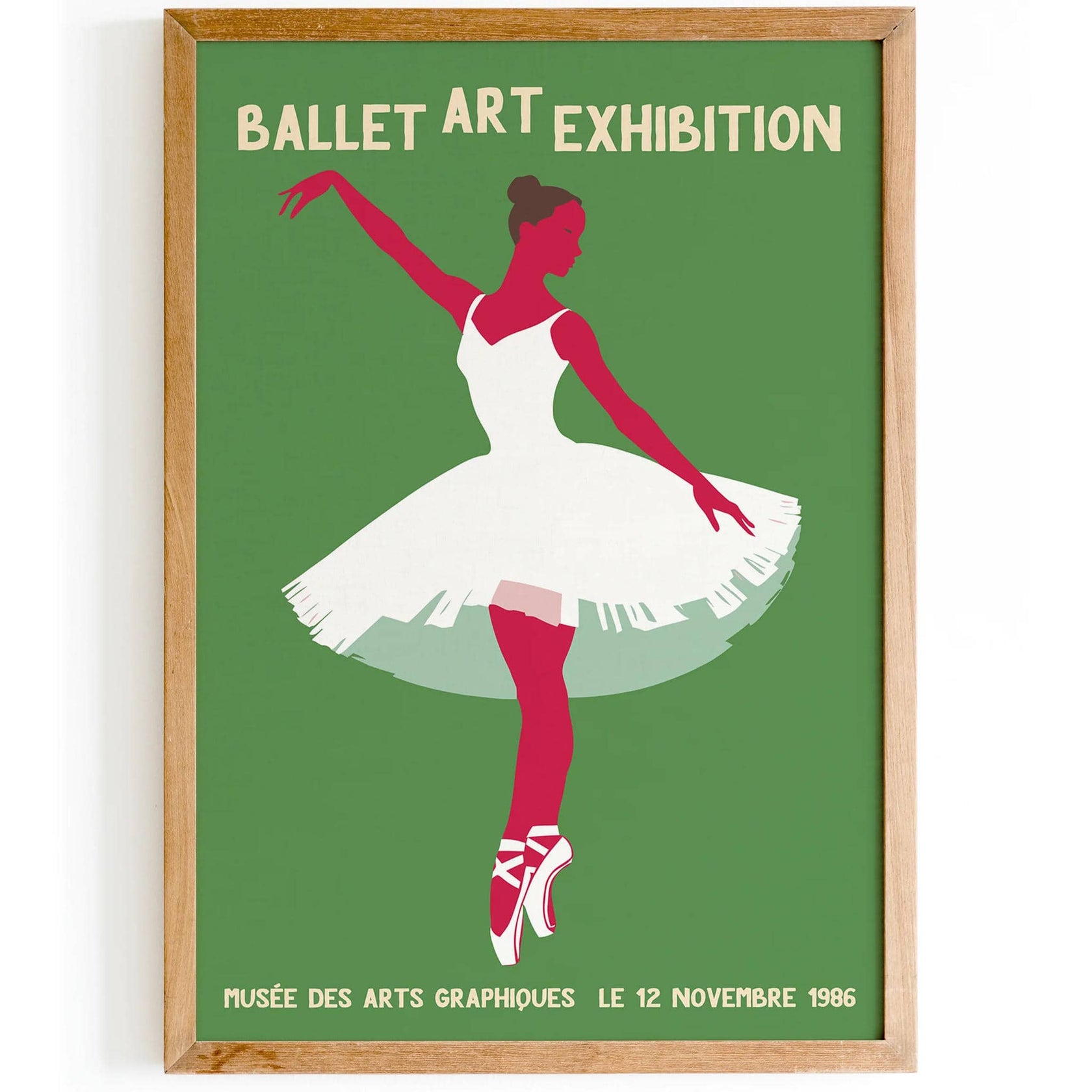 Ballet Art Exhibition Vintage Poster – HypeSheriff