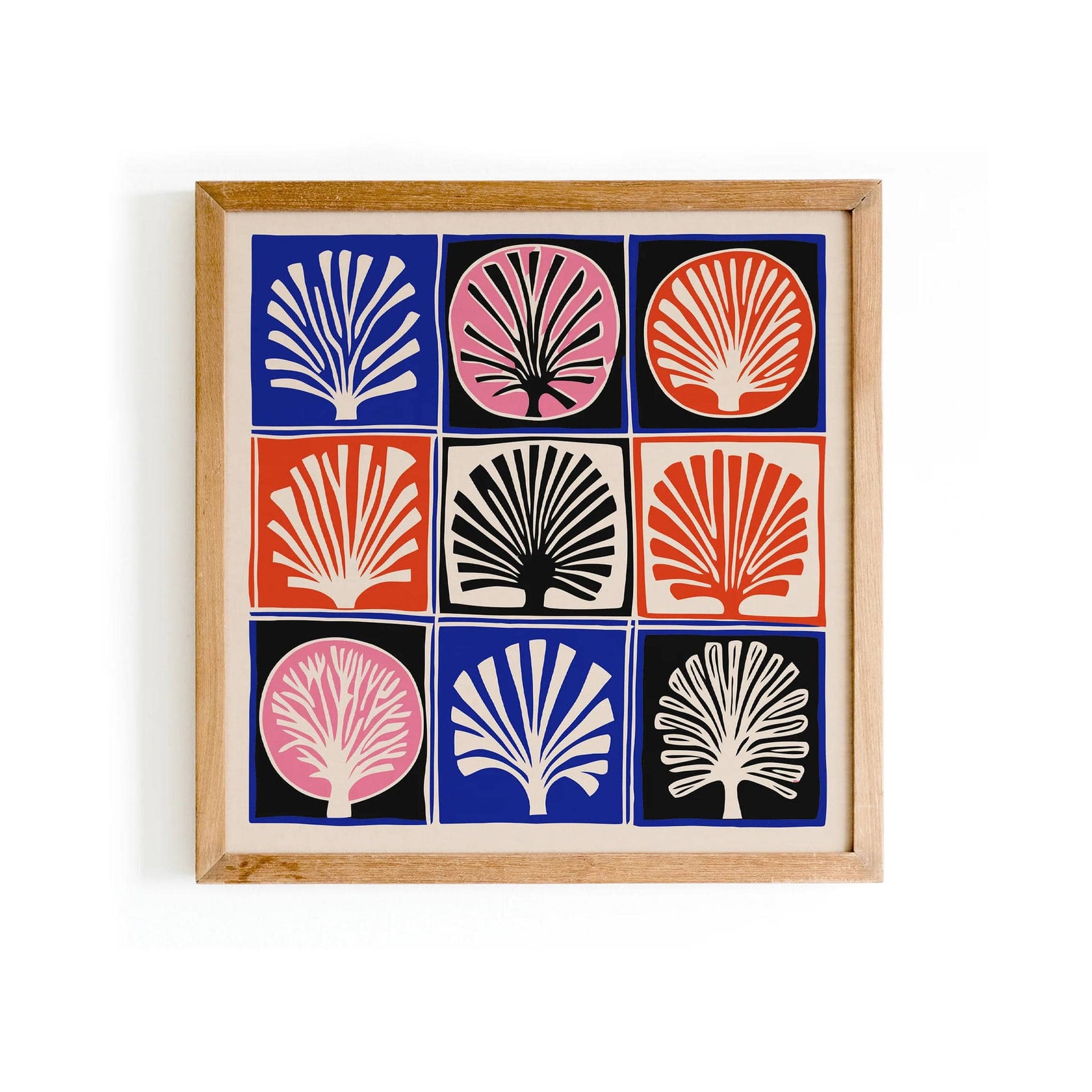 Coral Reefs Cutouts Square Art Print – HypeSheriff