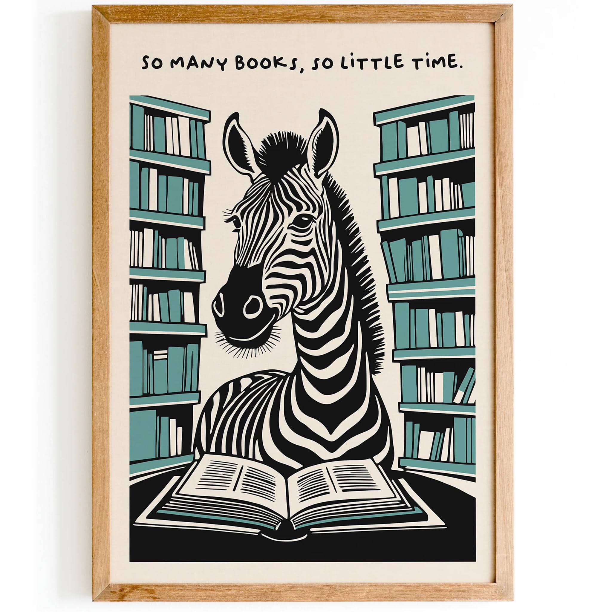 So Many Books So Little Time Poster – HypeSheriff