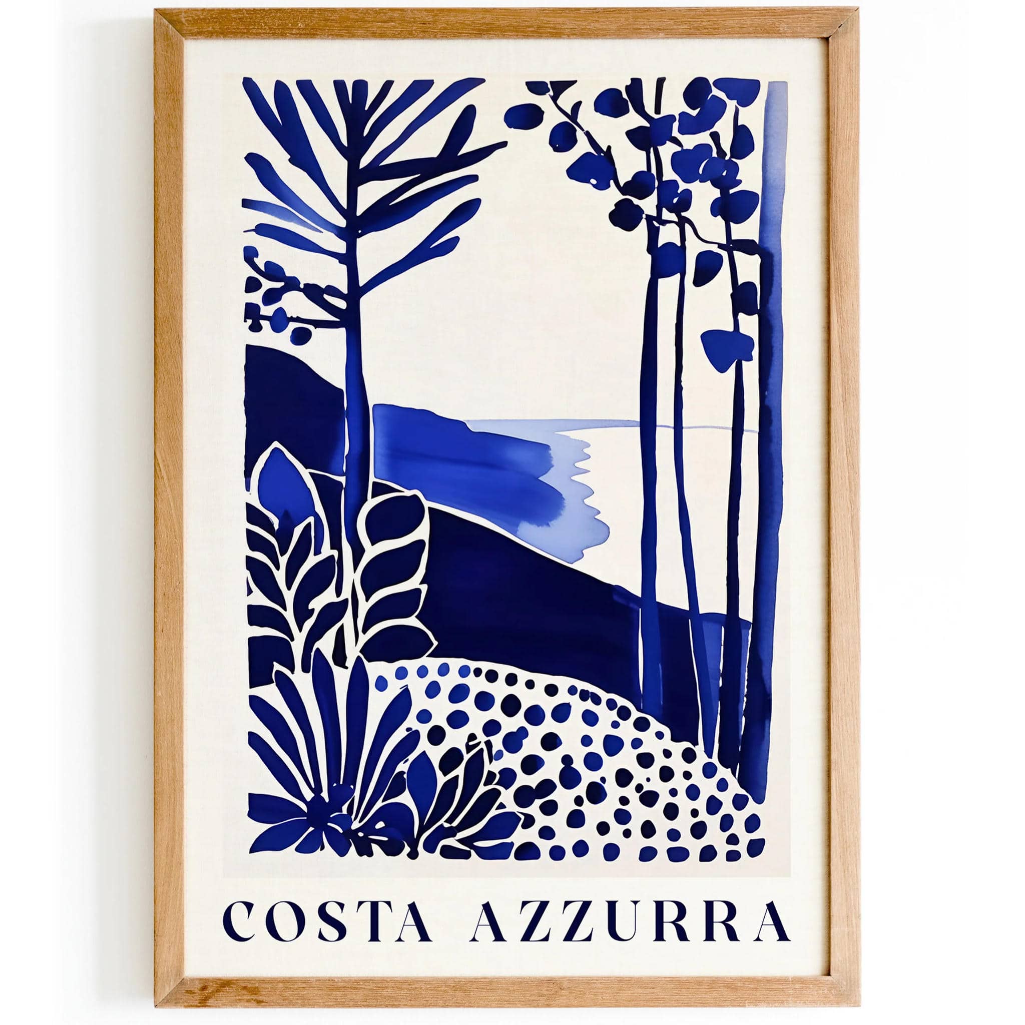 Azure Horizons French Riviera Poster – HypeSheriff