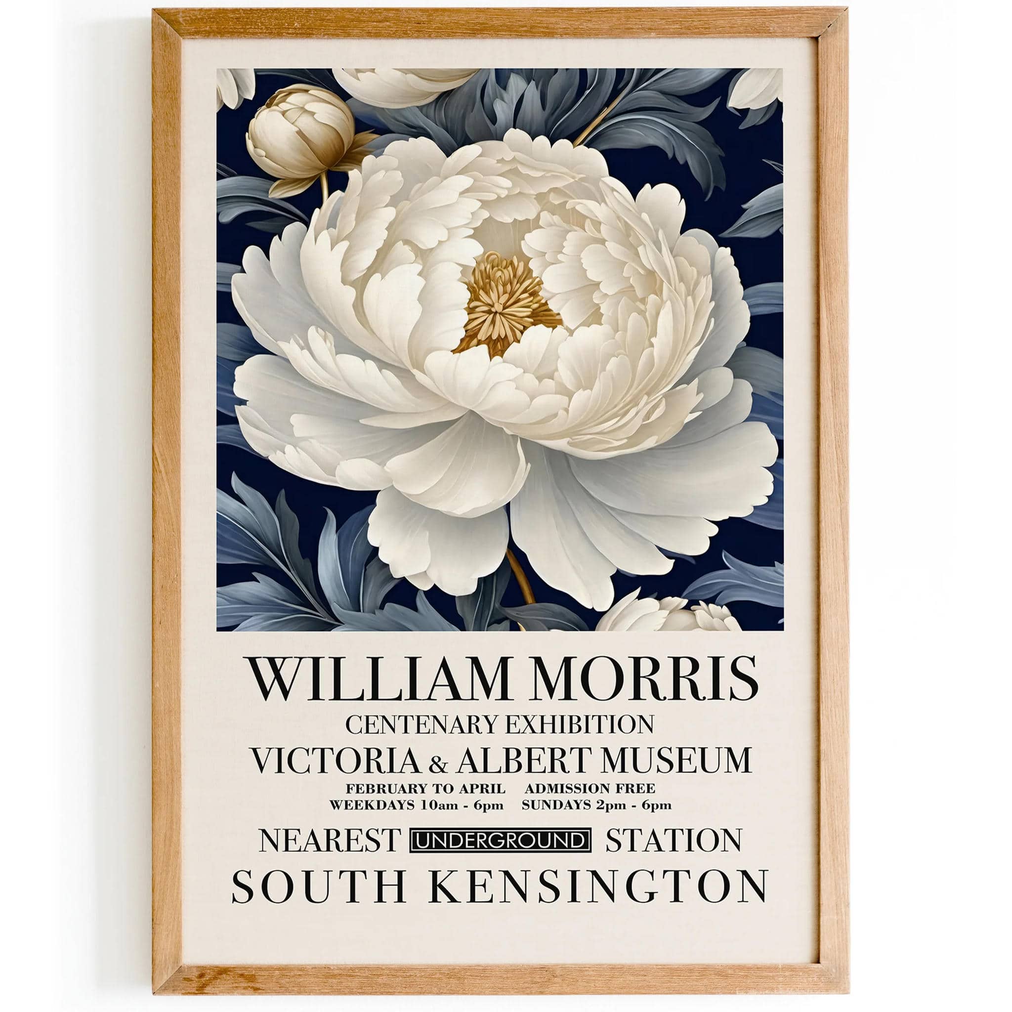 William Morris Magic Fleur Poster – HypeSheriff