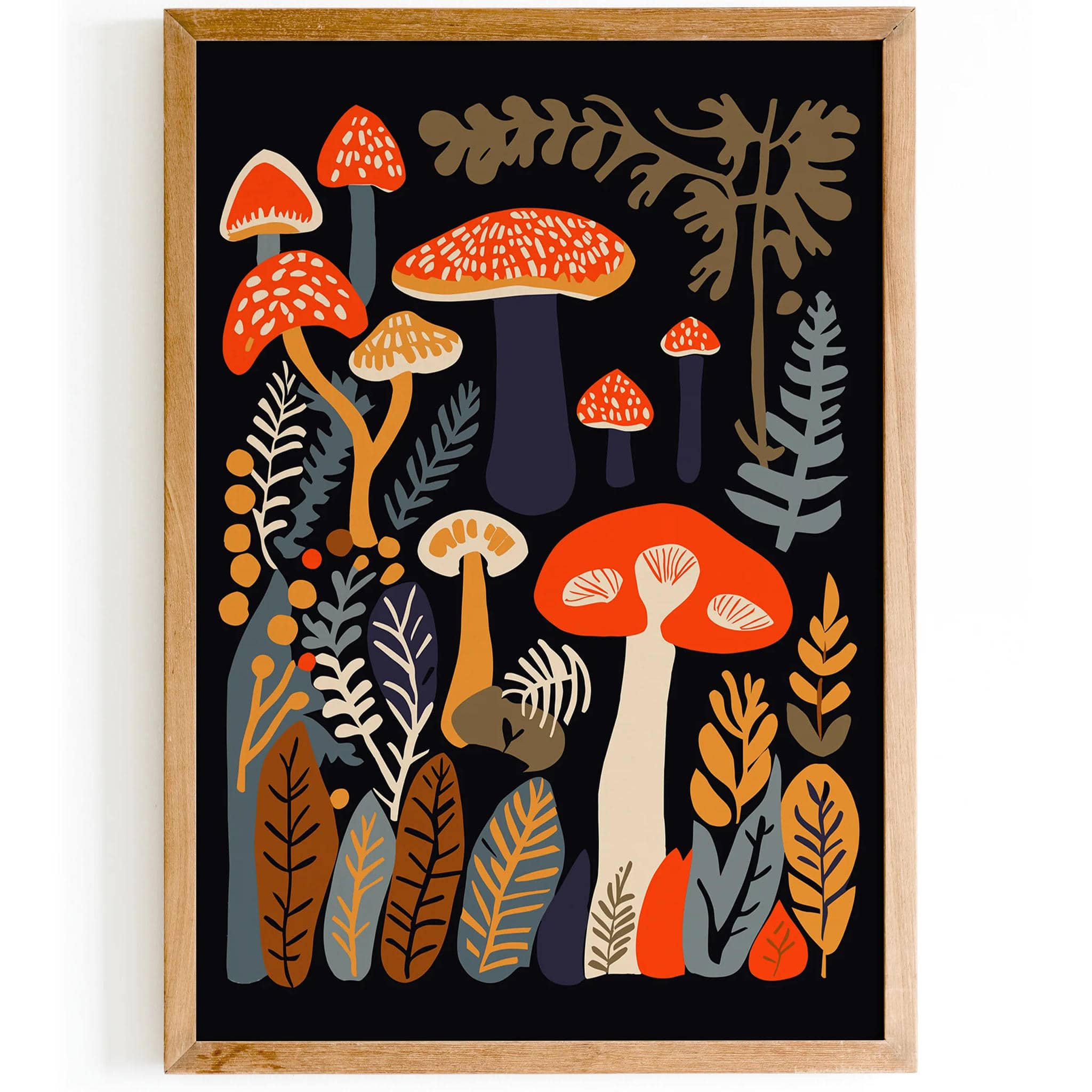 Autumn - Cozy Bohemian Mushroom Poster – HypeSheriff