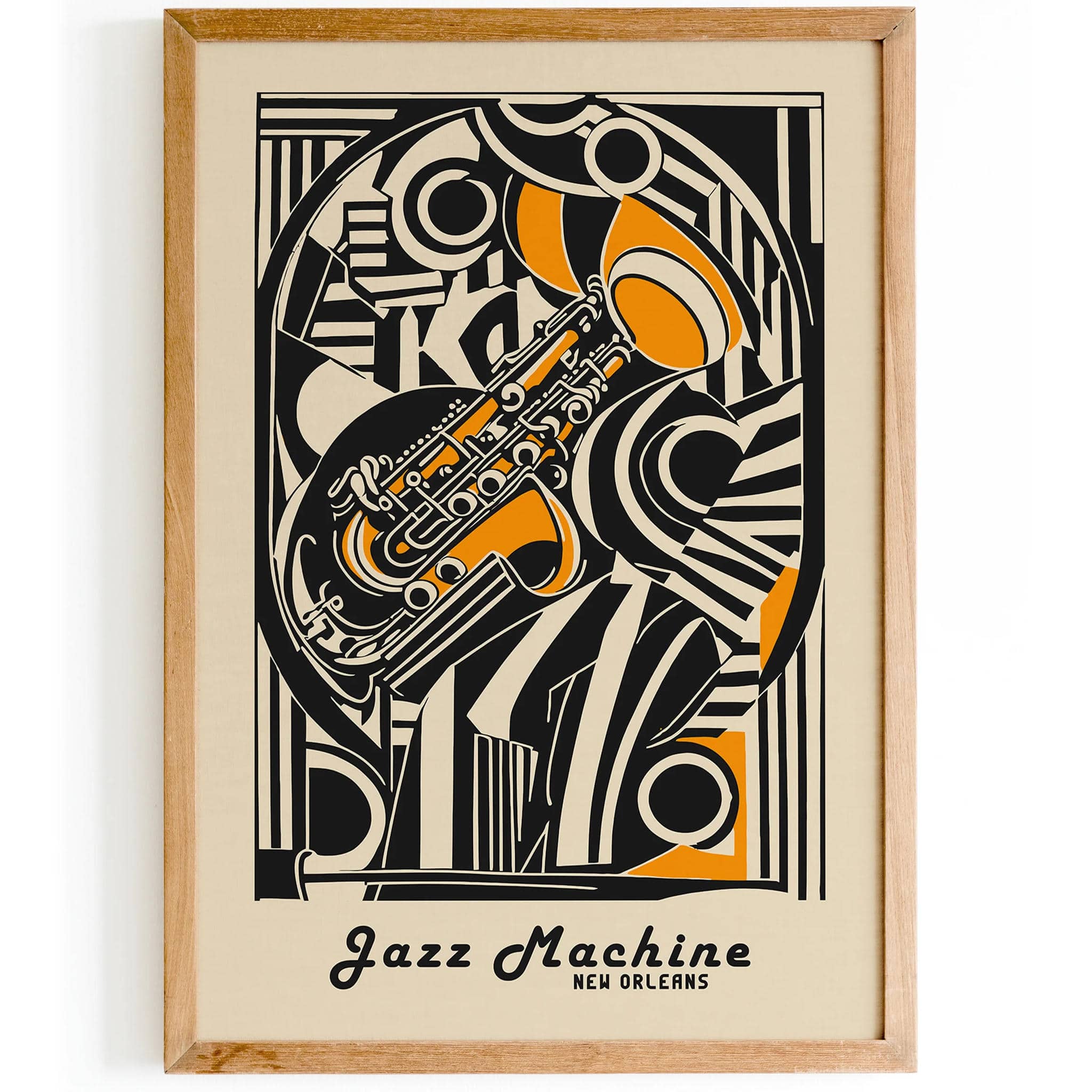 NOLA Jazz Machine Vintage Wall Art – HypeSheriff